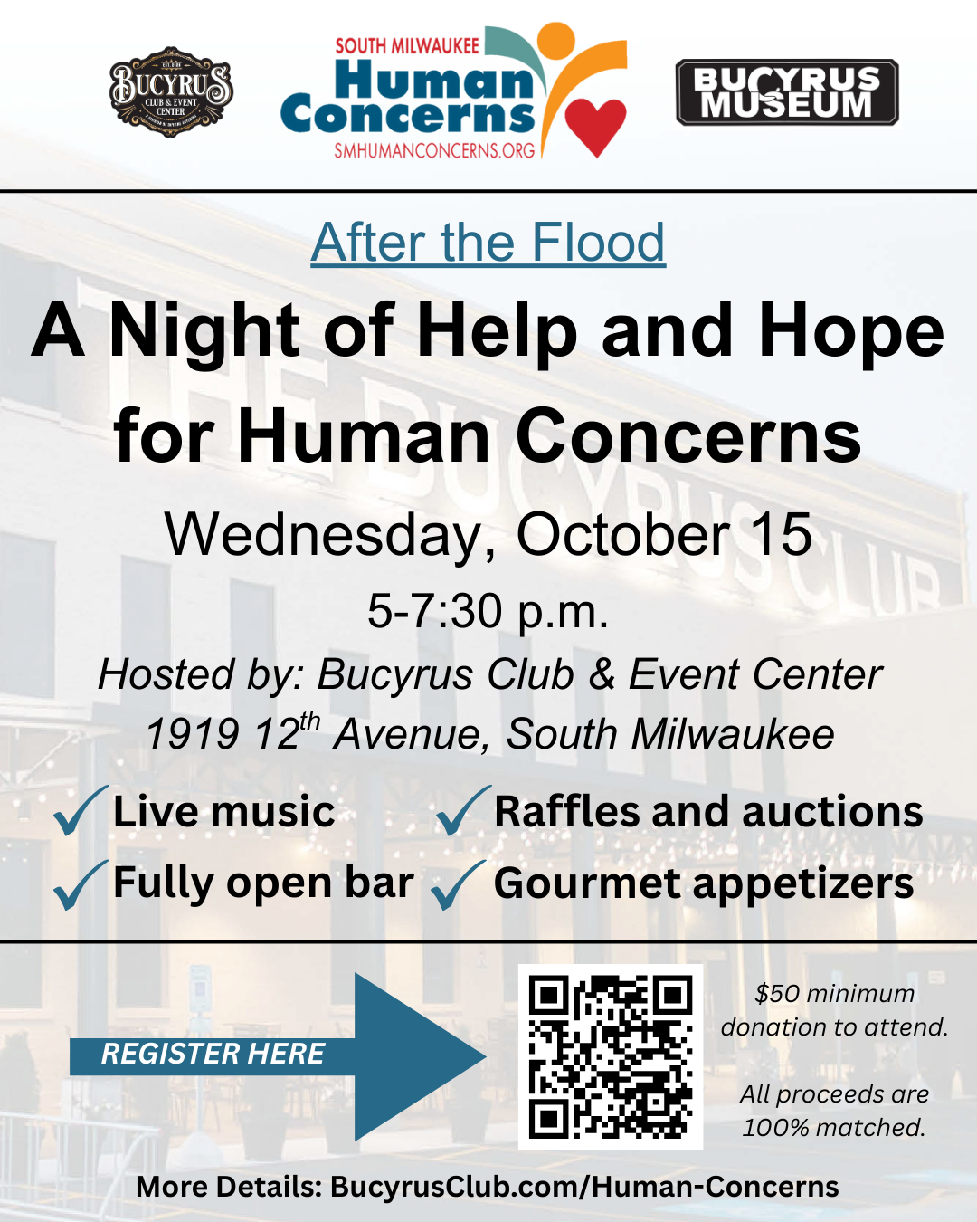 Join Us For Our Human Concerns Fundraiser - Skyline Catering